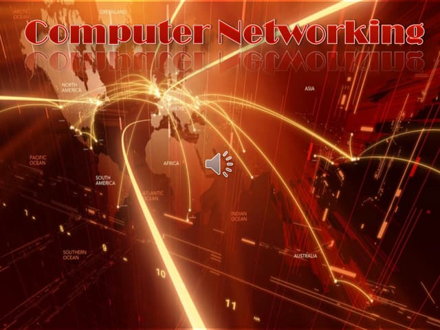 Introduction to Computer Networks Lecture slides ppt | PPT
