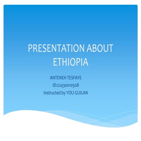 Welcome to ethiopia | PPT