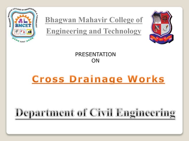Cross drainage work | PDF