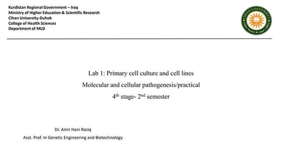 Cell culture and its types | PPT