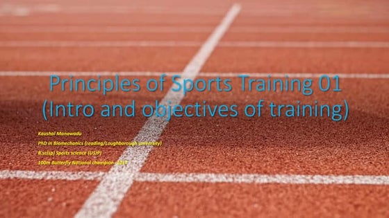 Aim, Objectives and Principles of Sports Training | PPTX