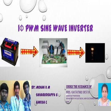 1ф PWM Sine wave Inverter | PPT