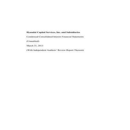 hyundai capital 2023 consolidated financial statements | PDF