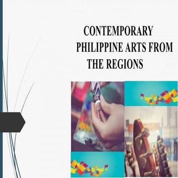 1st Quarter MODULE 1 on CONTEMPORARY PHILIPPINE ARTS from the REGIONS ...