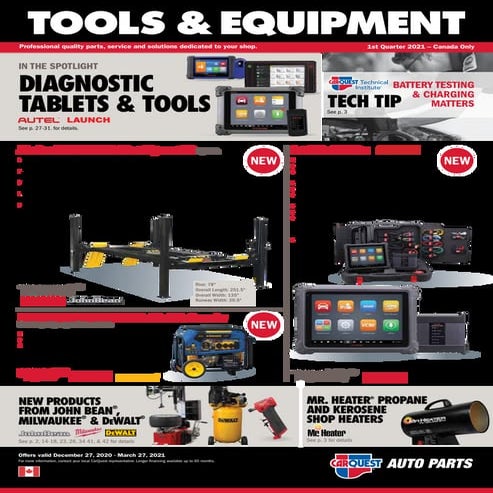 Auto Tools Fyler – CarQuest – AutoBarn.ca | PDF