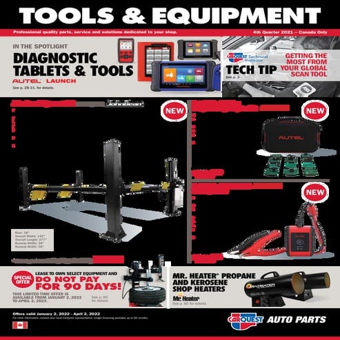 Auto Tools Fyler – CarQuest – PetesPaint.ca – Q1 2019 | PDF