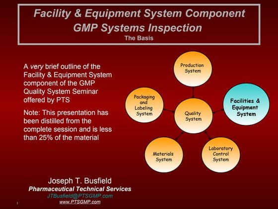 Basics of FDA GMP Training | PPT | Pharmaceutical Industry | Industries