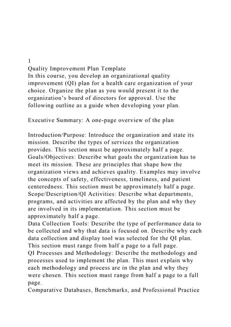 Healthcare quality improvement organization.docx