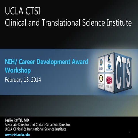 NIH/Career Development Award Workshop | PPT