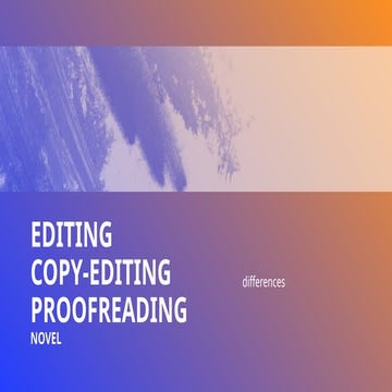 Redakcja korekcja adiustacja editing proofreading .pptx