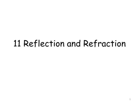 Total internal reflection | PDF | Physics | Science