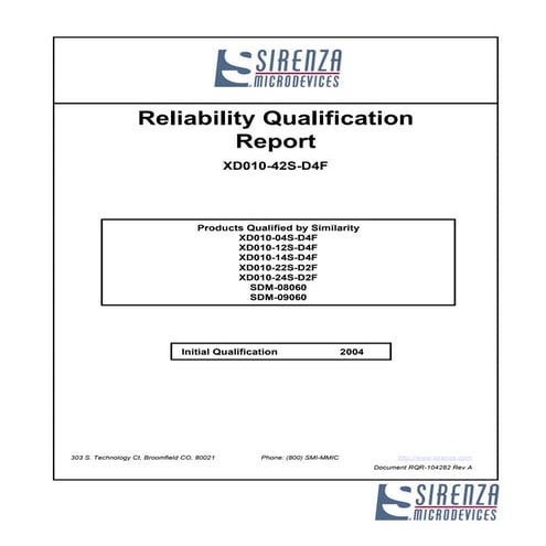 1 reliability qualification report pcb | PDF