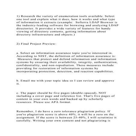 ISM3013 Final Project Assignment Project Assignment .docx