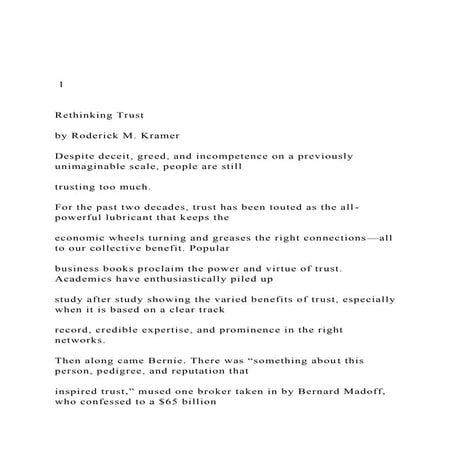 1 Rethinking Trust by Roderick M. Kramer Despit.docx