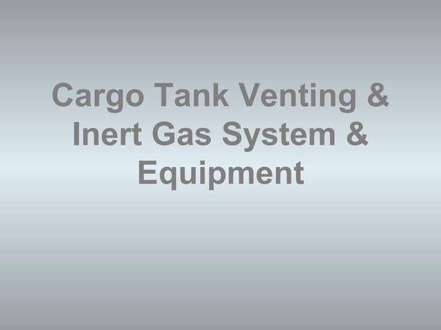 13 Framo Submerged Cargo Pump Purging Routine | PDF