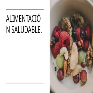 1ro d Proyectos de alimentacion saludable | PPTX