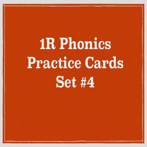IRLA Phonics Practice #4 | PPT