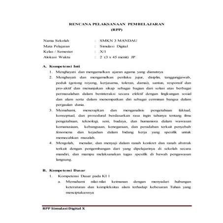 1 rpp simdig x gasal k 13 daring online | DOC