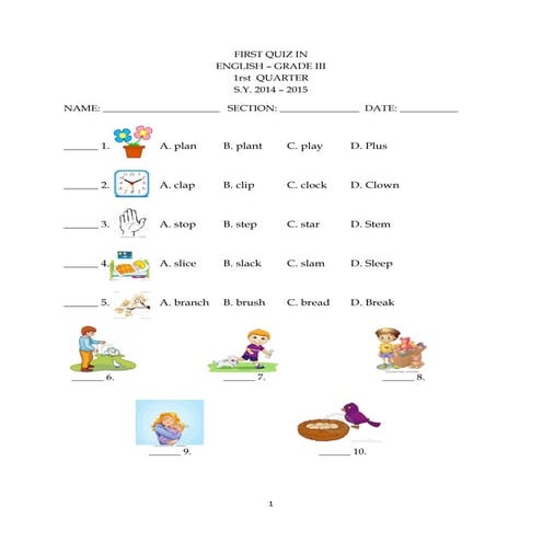 1rstenglish 140801111732-phpapp01 | PDF