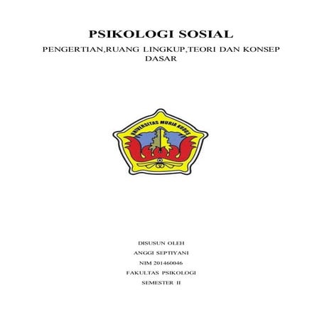1 ruang lingkup psi sosial | PDF