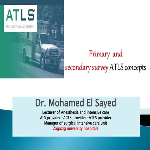 Primary survey in Trauma | PPTX