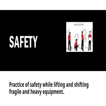 Safety in Material Handling | PPTX