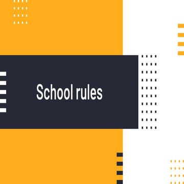 School rules | PPT