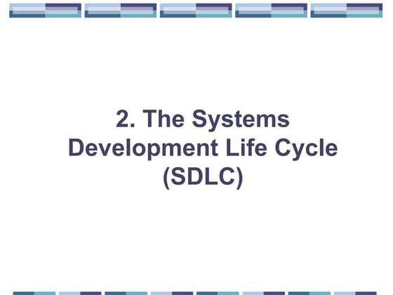 System Development Life Cycle (Notes) | PDF