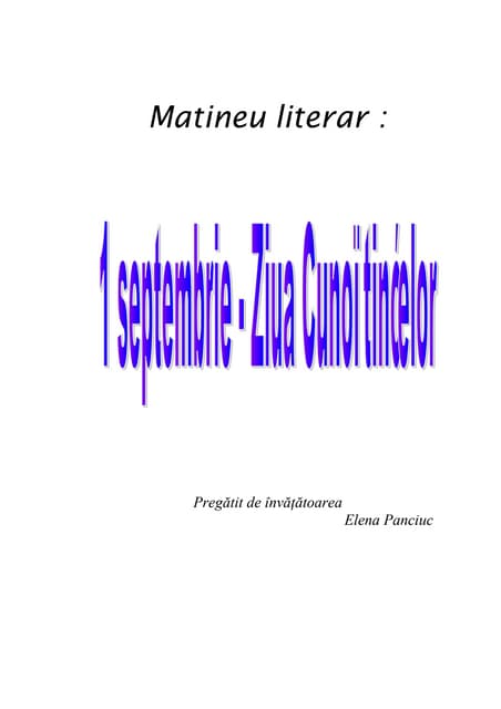 Serbare 8 martie | PDF