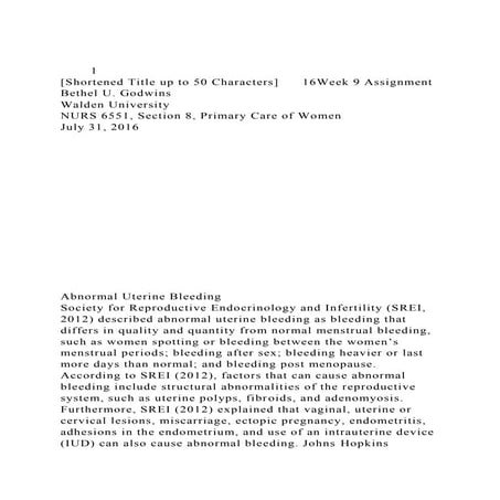 1[Shortened Title up to 50 Characters]16Week 9 Assignment.docx