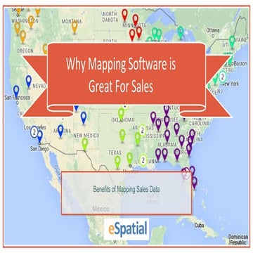 Why mapping software is great for sales | PPT