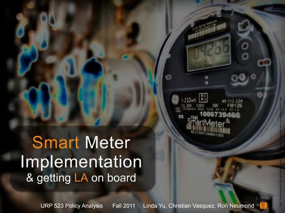 Smart metering-system | PPTX | Telecommunications Industry | Industries