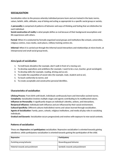 Socialization | PPTX | Parenting | Family and Relationships