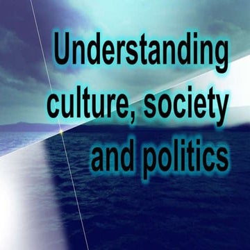 SOCIETY AND CULTURE | PPTX
