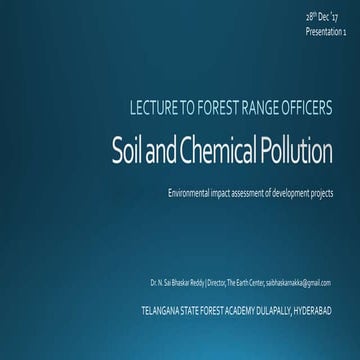 Soil and chemical pollution | PPT