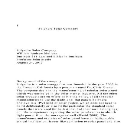 1 Solyndra Solar CompanySol.docx