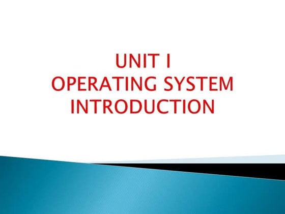 Os introduction | PPT