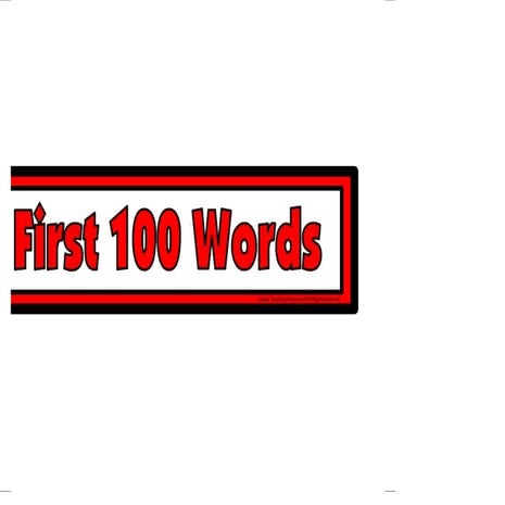 1ST 100 WORDS.pptx