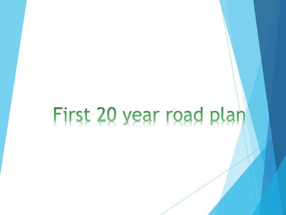 1 st 20 year road plan | PDF | Physics | Science