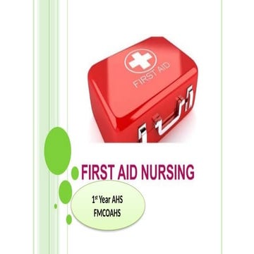 1st Aid PPT for AHS,BPT, Nursing students .pptx