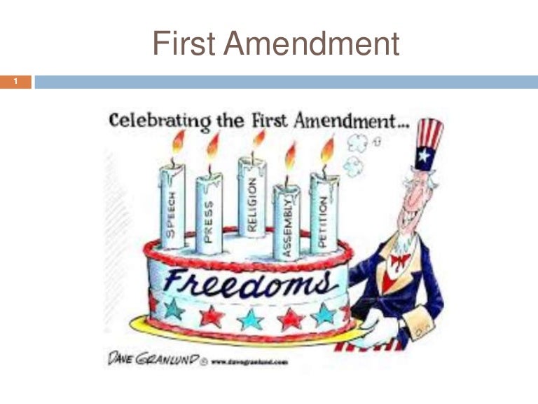 1st amendment lesson