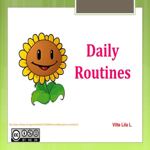 1st basic daily routines | PPT | Food & Drink