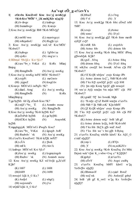 HSC ICT: Chapter 5 Board MCQ Solution | PDF