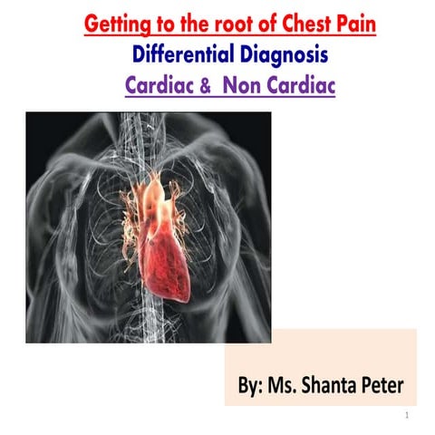 Chest Pain- Differential Diagnosis | PPTX