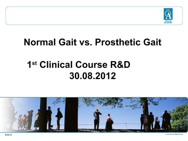 Prosthetic gait deviation | PPTX