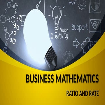 First C.O. in Business Mathematics -pptx | PPT