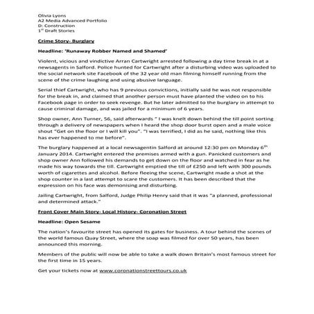 1st draft stories | DOCX