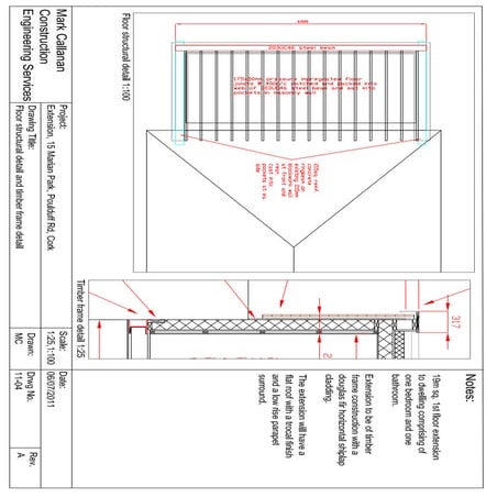 1st flr struct detail and timber frame detail | PDF | Woodworking ...