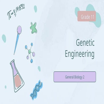processes of genetic engineering powerpoint presentation | PPTX