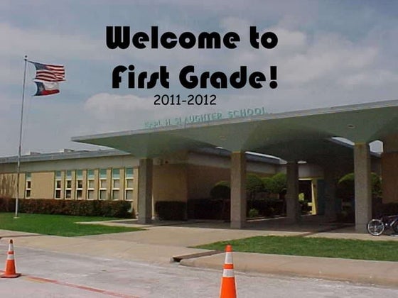 First Day of School Powerpoint | PPTX | Education